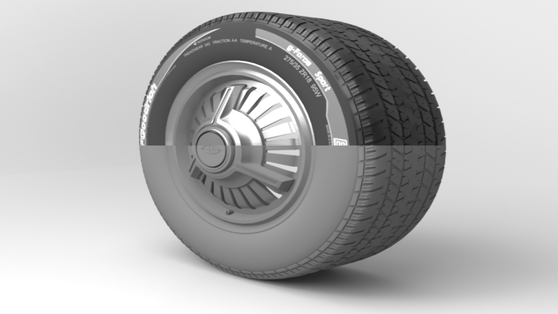 Classic Realistic Tire 2 3D Model - TurboSquid 1723226