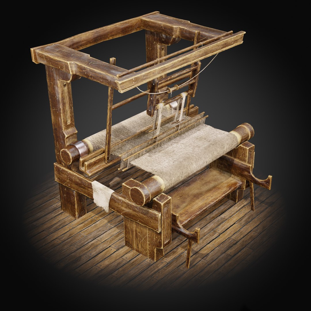 3D Medieval Loom - Game Ready 3D Model - TurboSquid 1958542
