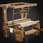 3D Medieval Loom - Game Ready 3D Model - TurboSquid 1958542