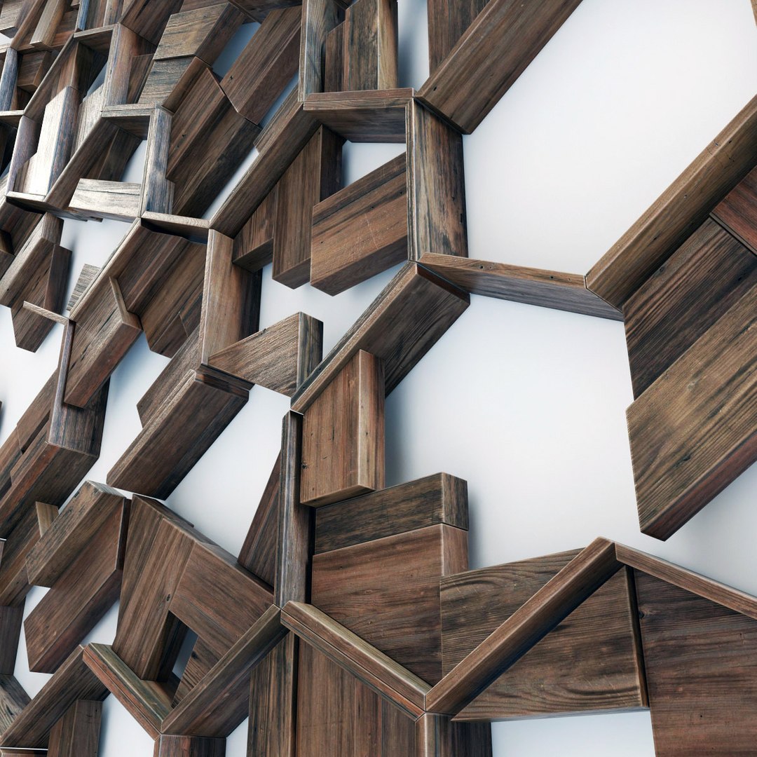 3D model rail wood panel - TurboSquid 1688776