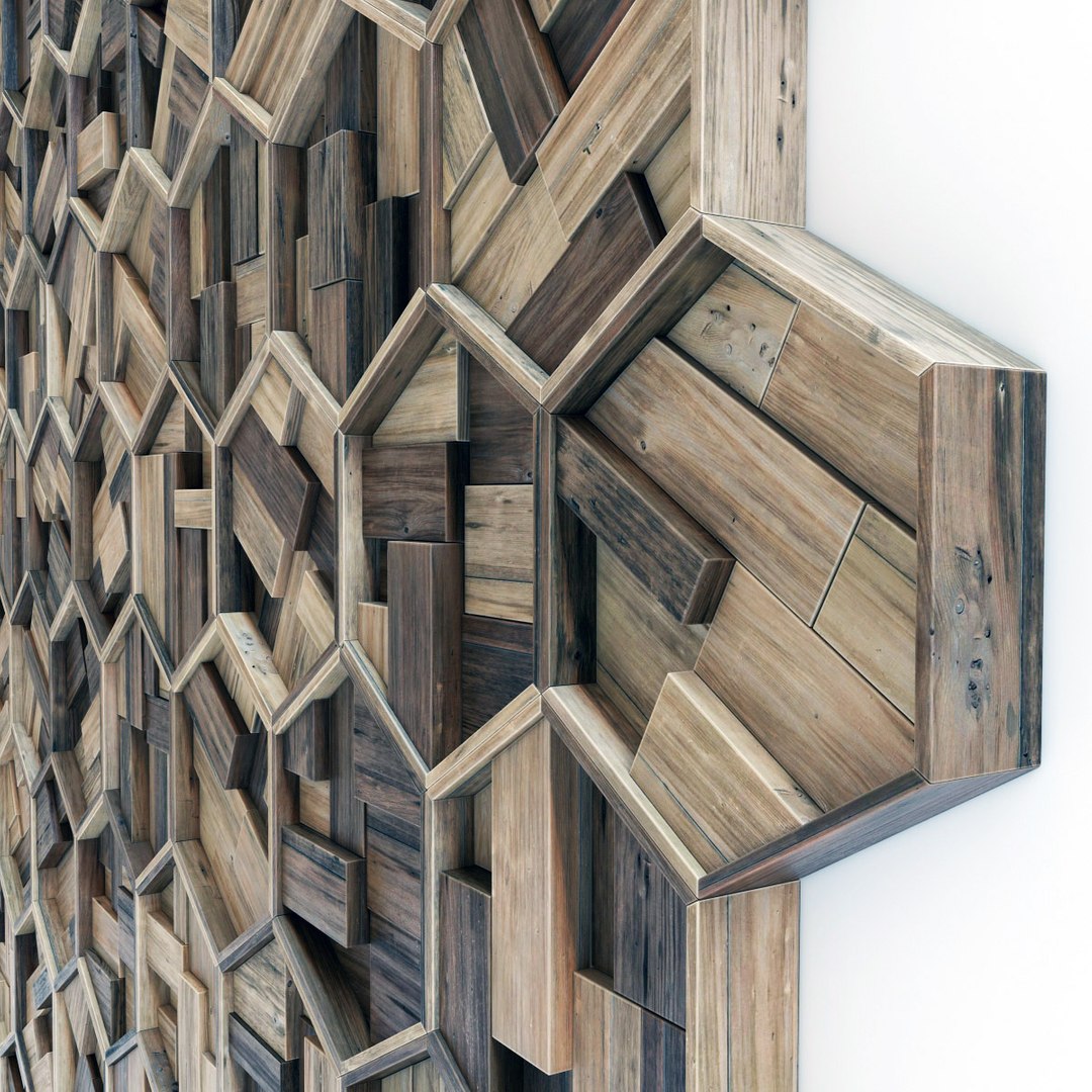 3D model rail wood panel - TurboSquid 1688776