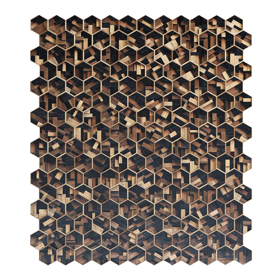 3D model rail wood panel - TurboSquid 1688776