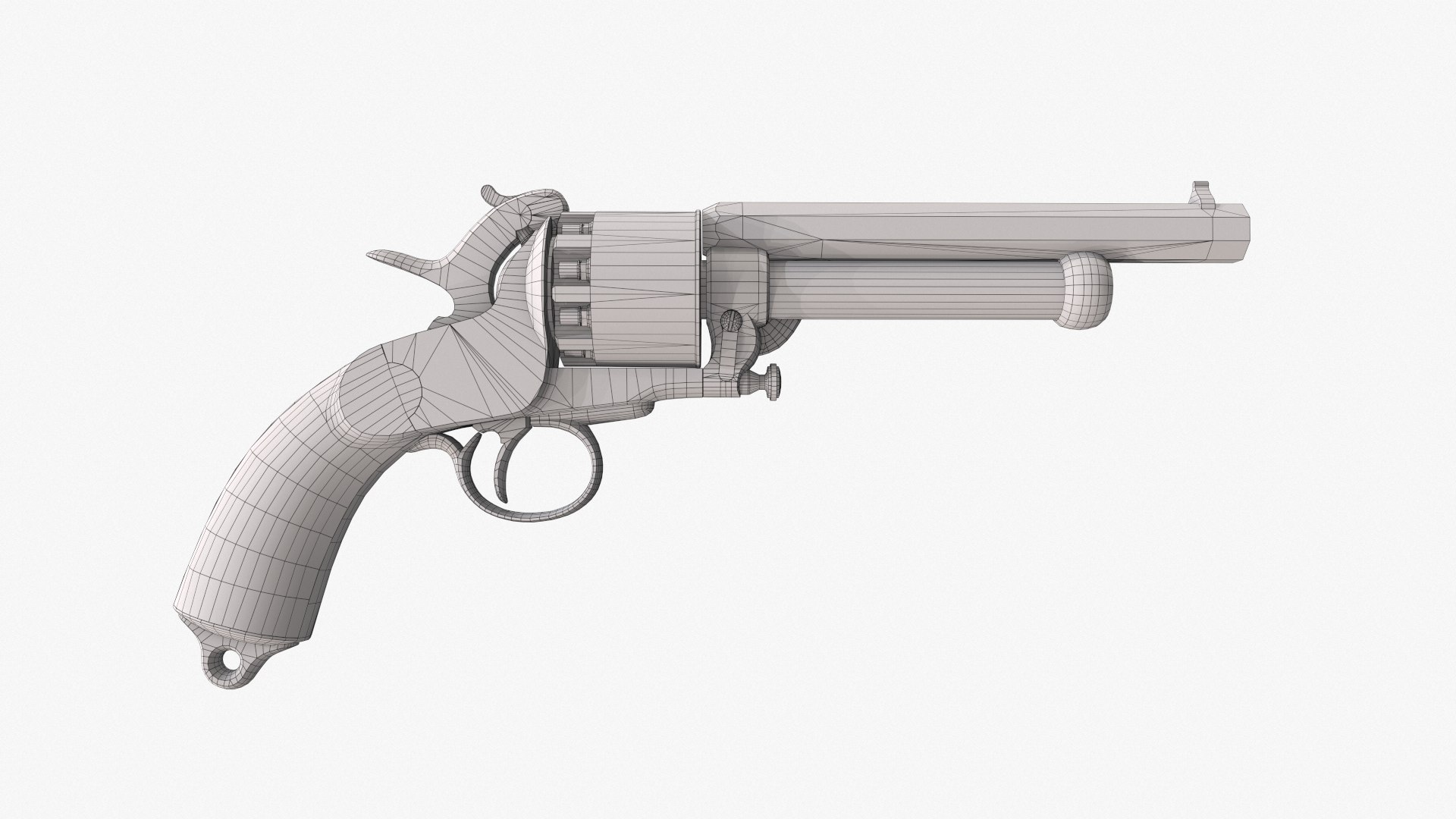 3D LeMat Revolver - TurboSquid 1964026
