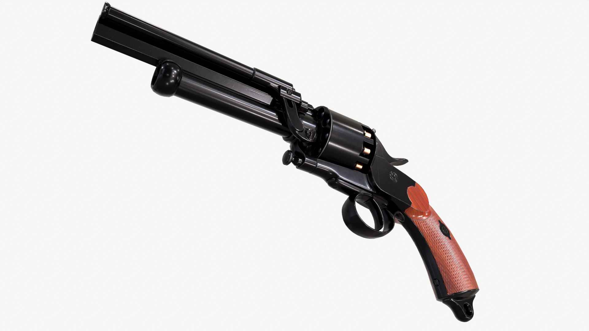 3D LeMat Revolver - TurboSquid 1964026