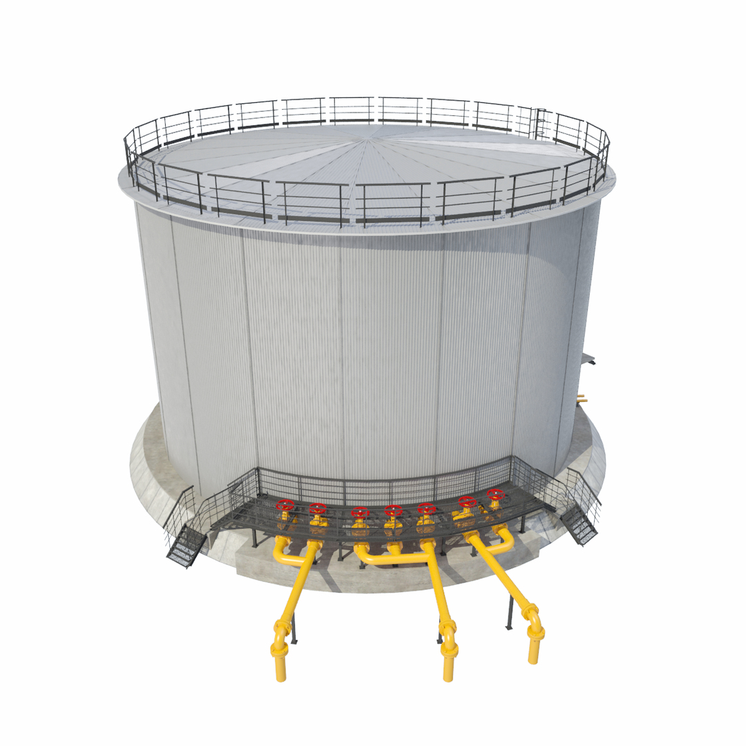 Oil Reservoir 3000 3D Model | 1142354 | TurboSquid