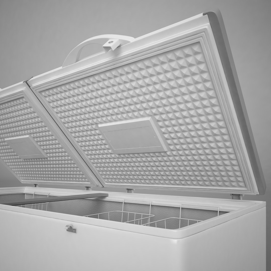 3d model of chest freezer freeze