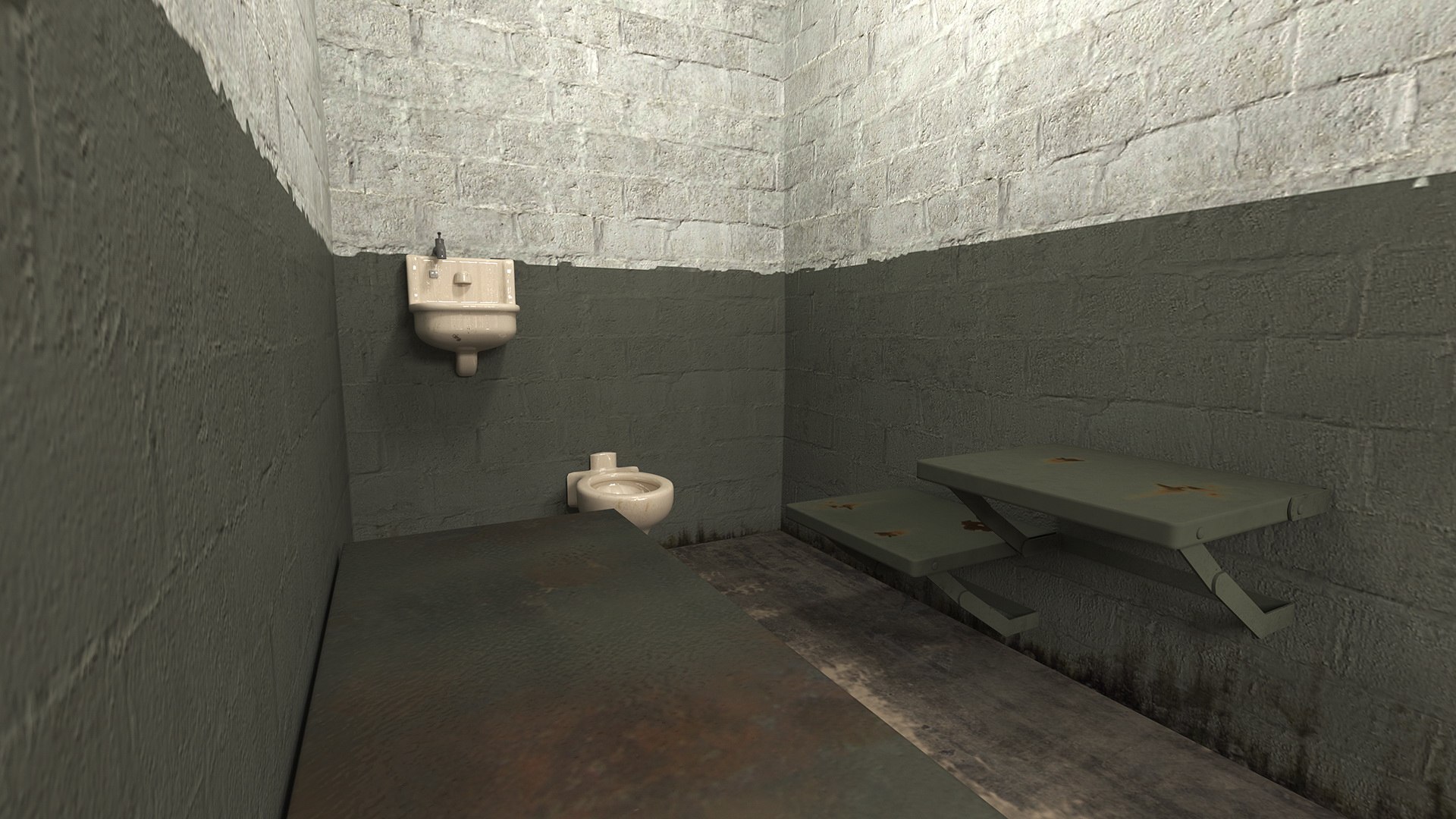 3D model Alcatraz Block Cellhouse - TurboSquid 2068817