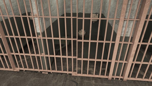 modelo 3d Celda del bloque de Alcatraz - TurboSquid 2068817