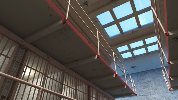 modelo 3d Celda del bloque de Alcatraz - TurboSquid 2068817