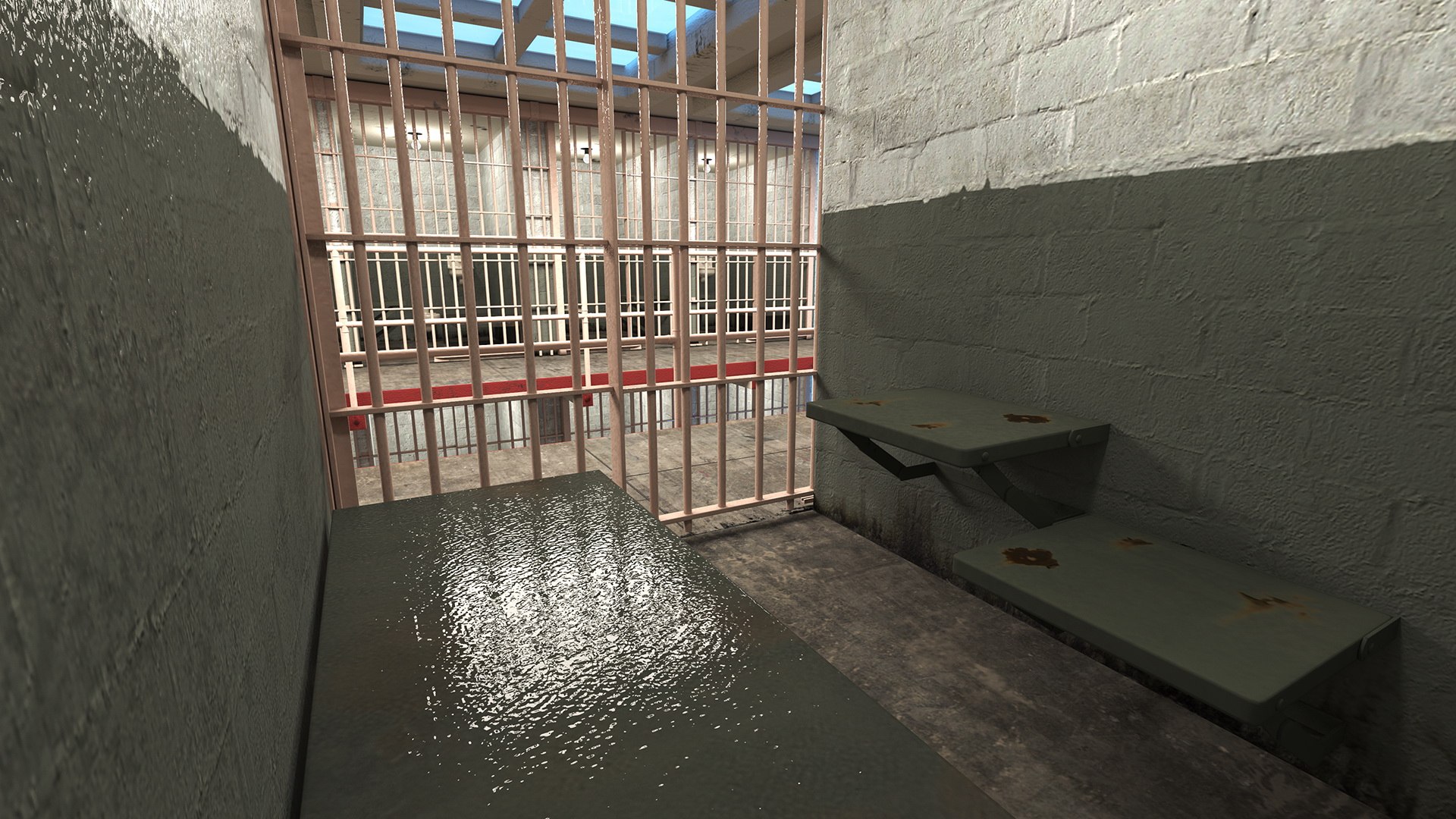 3D model Alcatraz Block Cellhouse - TurboSquid 2068817