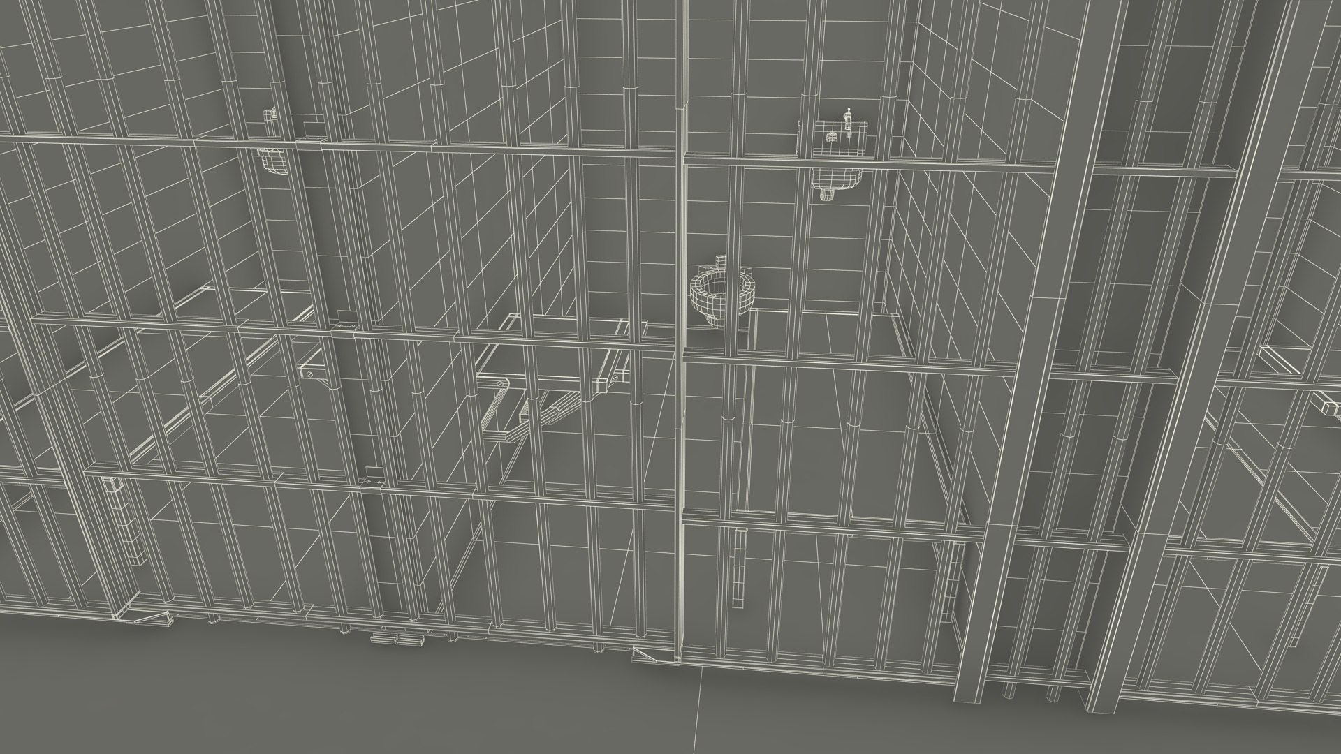 3D Model Alcatraz Block Cellhouse - TurboSquid 2068817