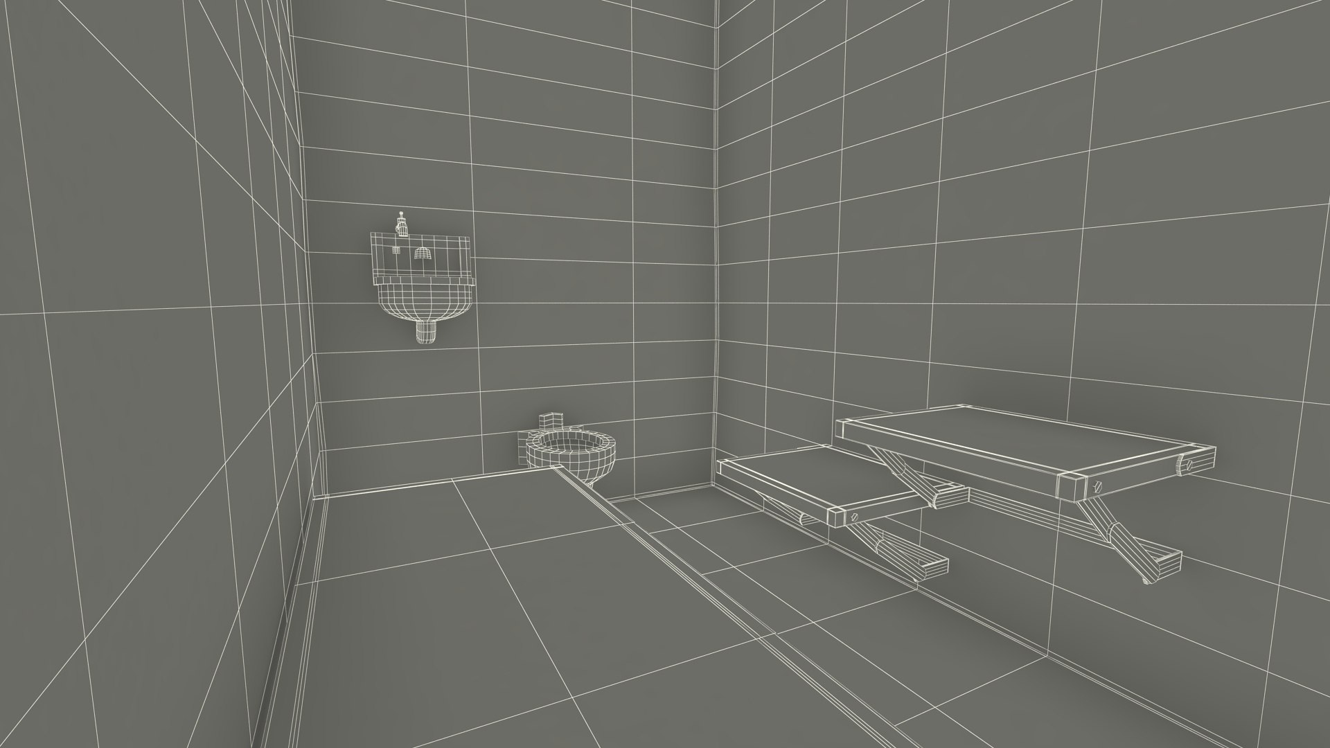 3D Model Alcatraz Block Cellhouse - TurboSquid 2068817