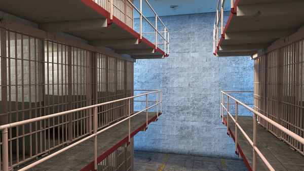 modelo 3d Celda del bloque de Alcatraz - TurboSquid 2068817