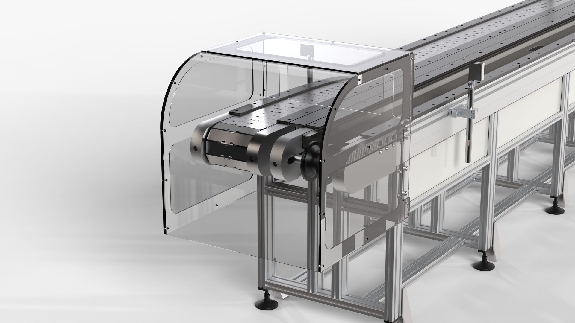 Automatic Crank Shaft Stainless Steel Plate Chain Line Model ...