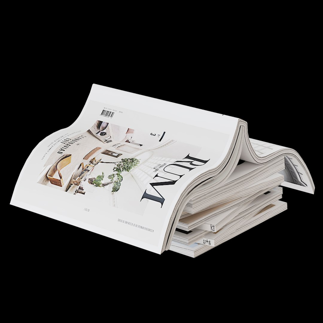 Magazines Set 1 3D - TurboSquid 1612177
