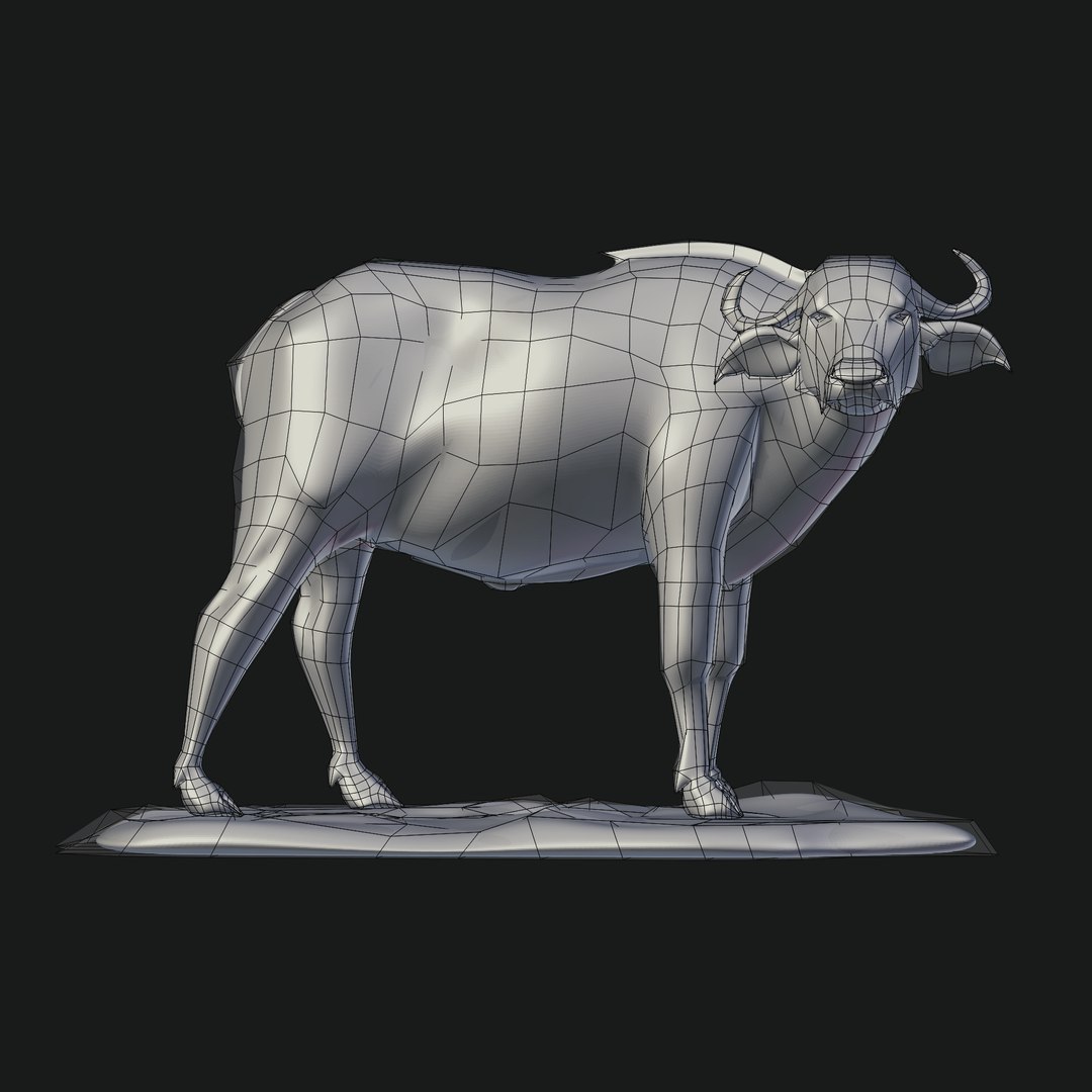 3D Buffalo - TurboSquid 2035303