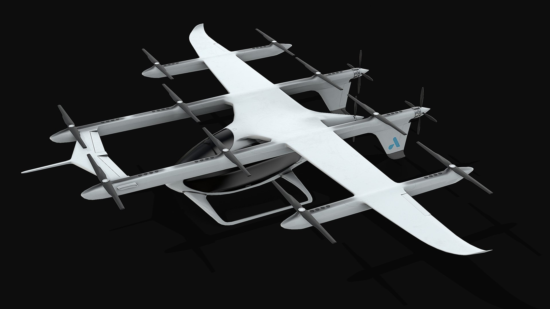 Flying Taxi AutoFlight - White Model - TurboSquid 2205229