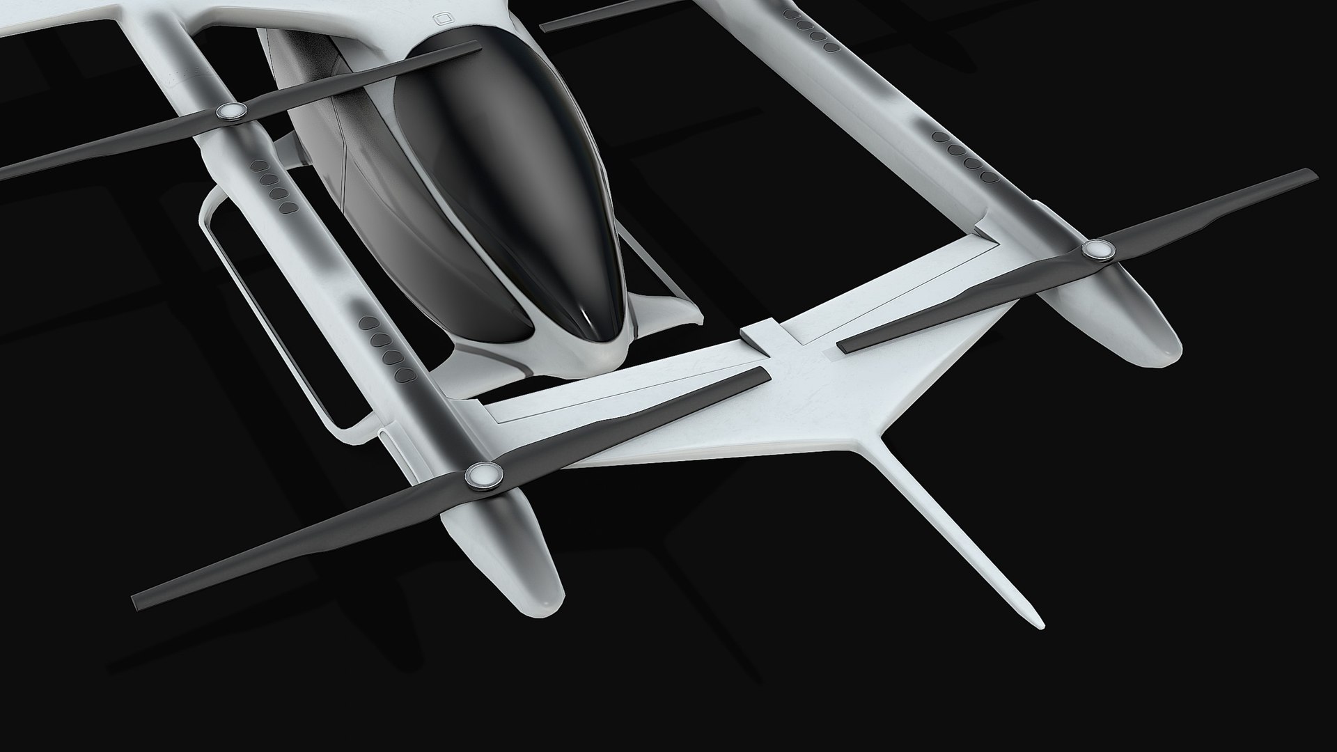 Flying Taxi AutoFlight - White Model - TurboSquid 2205229