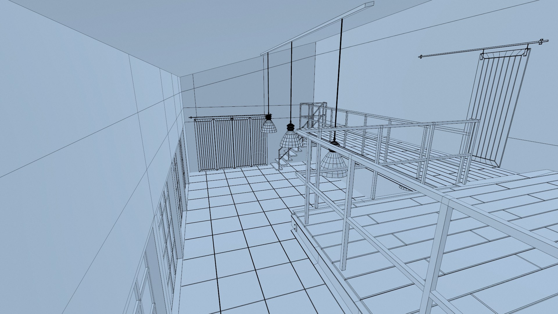 Interior Loft 3D Model - TurboSquid 1299767