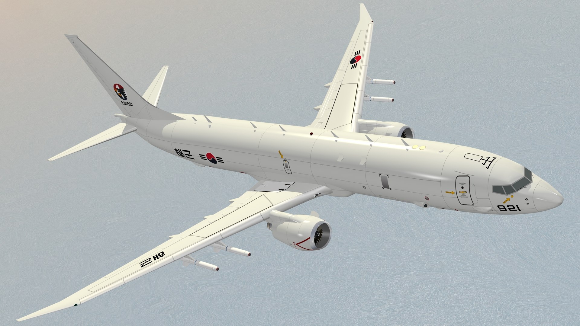 P-8A Poseidon Republic Of Korea Navy 3D Model - TurboSquid 2071352