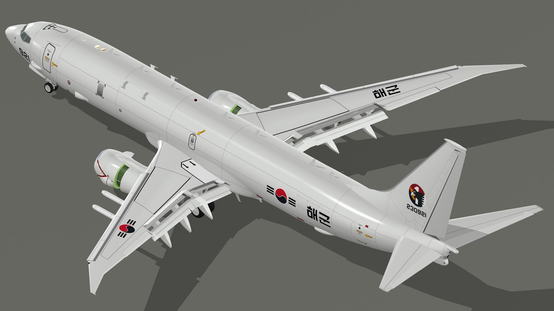 P-8A Poseidon Republic Of Korea Navy 3D Model - TurboSquid 2071352
