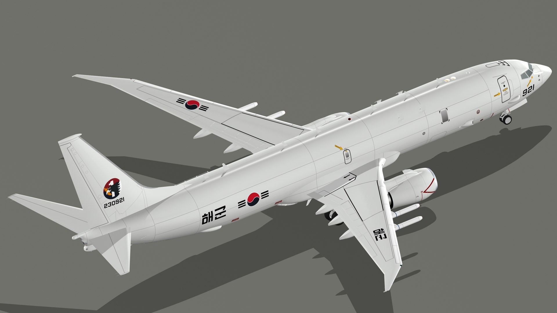 P-8A Poseidon Republic Of Korea Navy 3D Model - TurboSquid 2071352