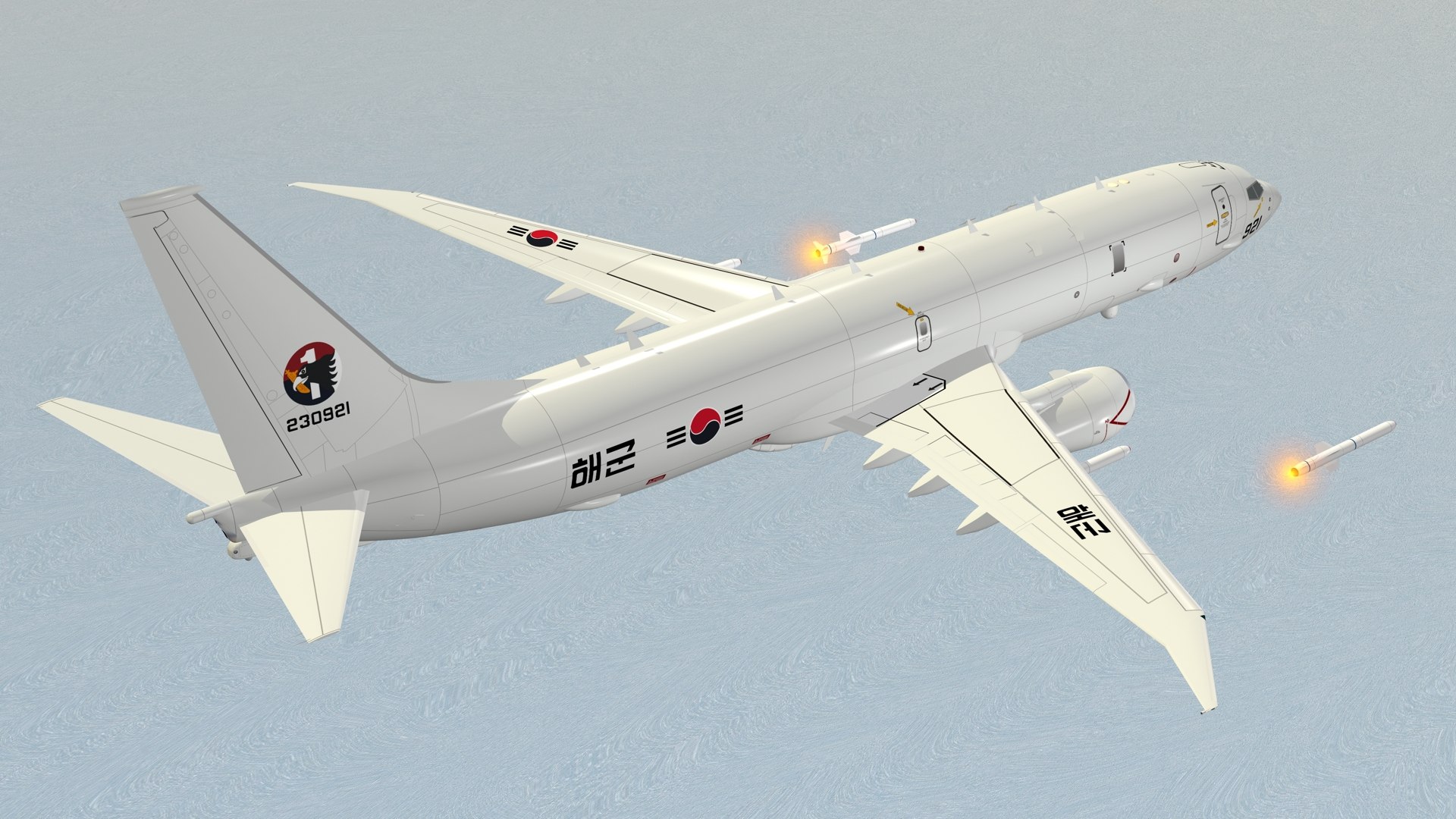 P-8A Poseidon Republic Of Korea Navy 3D Model - TurboSquid 2071352
