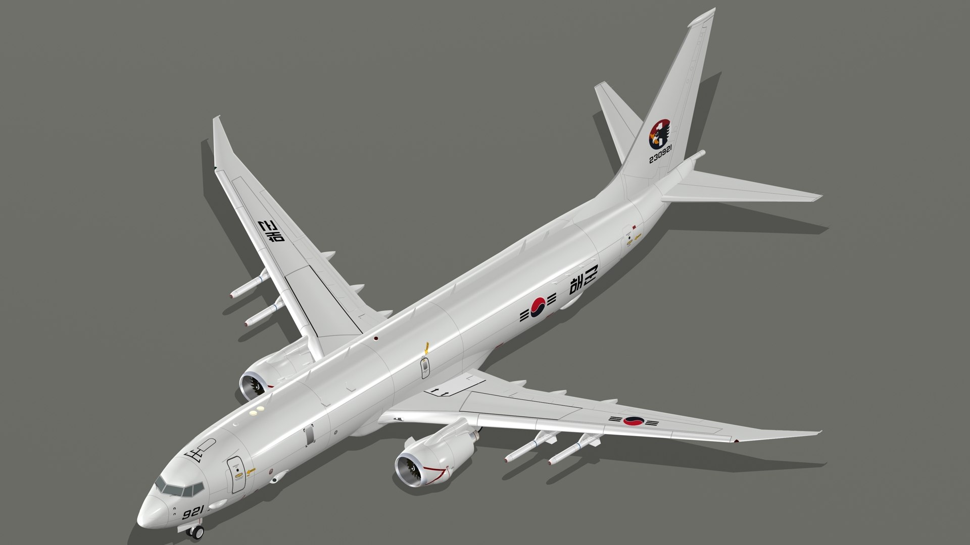 P-8A Poseidon Republic Of Korea Navy 3D Model - TurboSquid 2071352