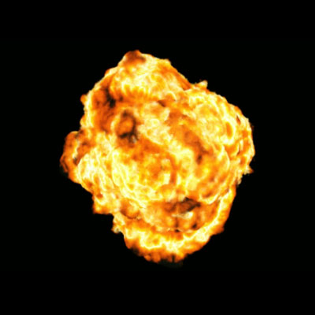 explosion fireball 3d model