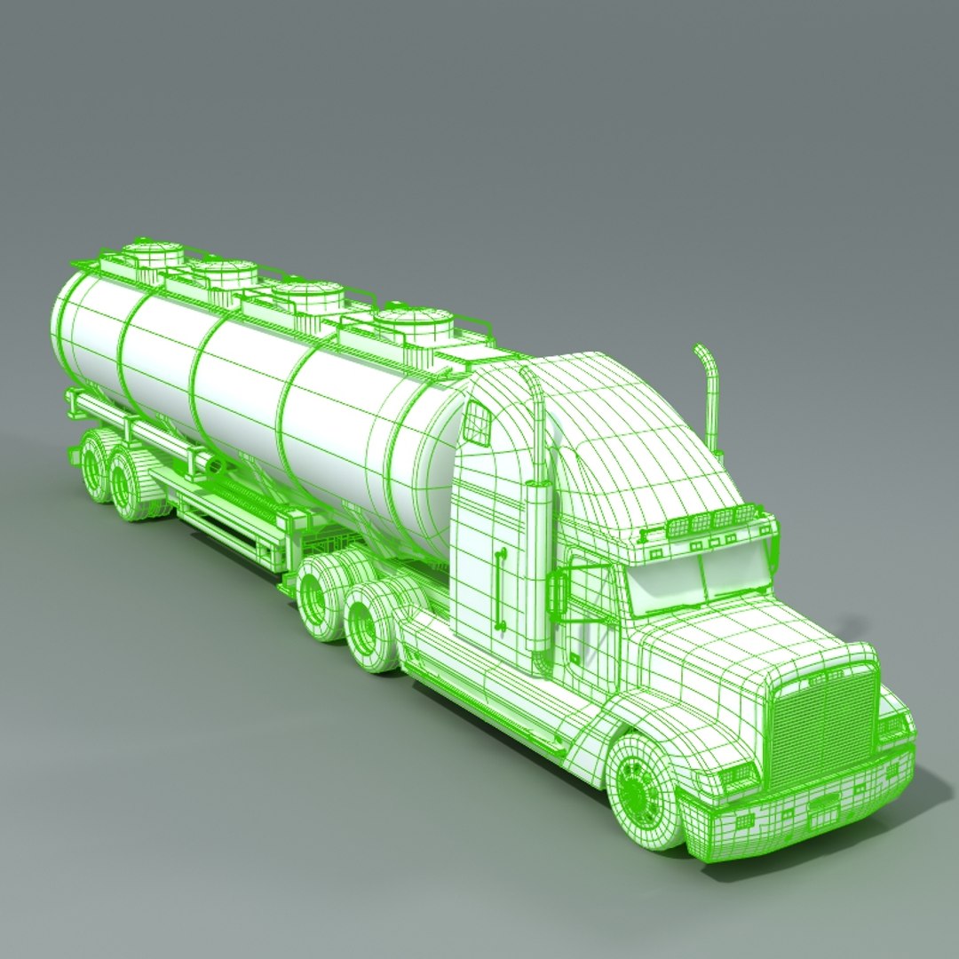 3d Model Freightliner Truck