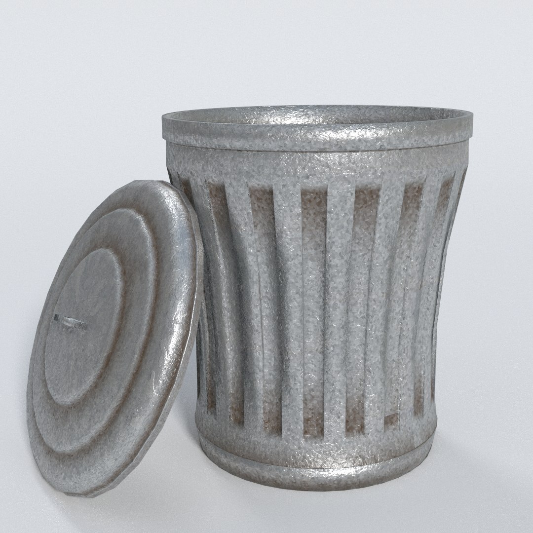 3d model cartoon garbage