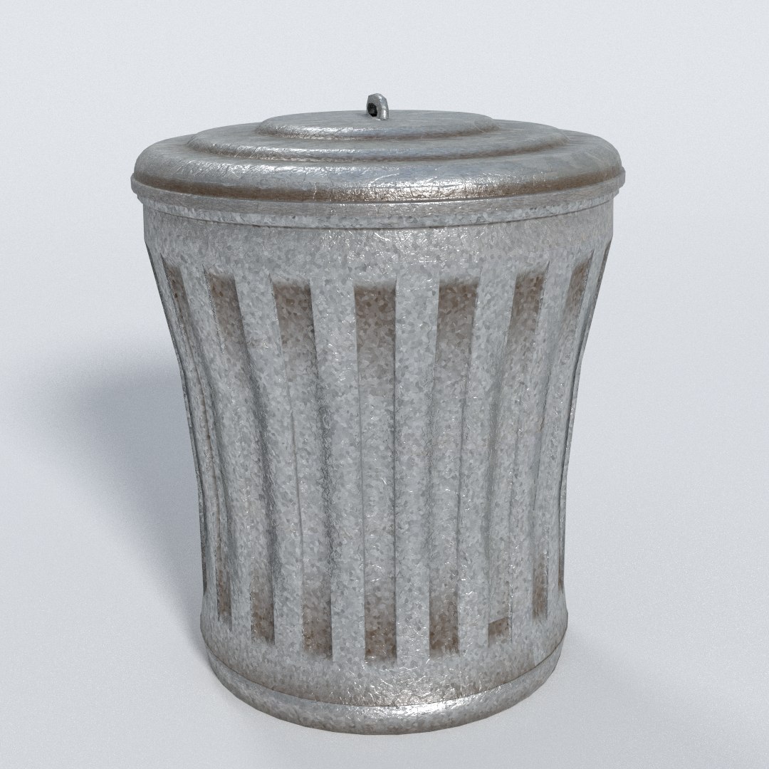 3d model cartoon garbage