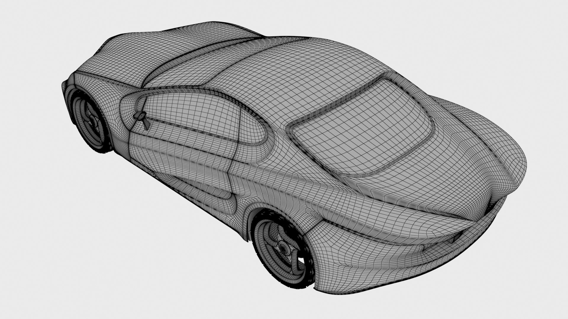 Generic New Sport Compact Concept Car Design 3D Model - TurboSquid 1896757