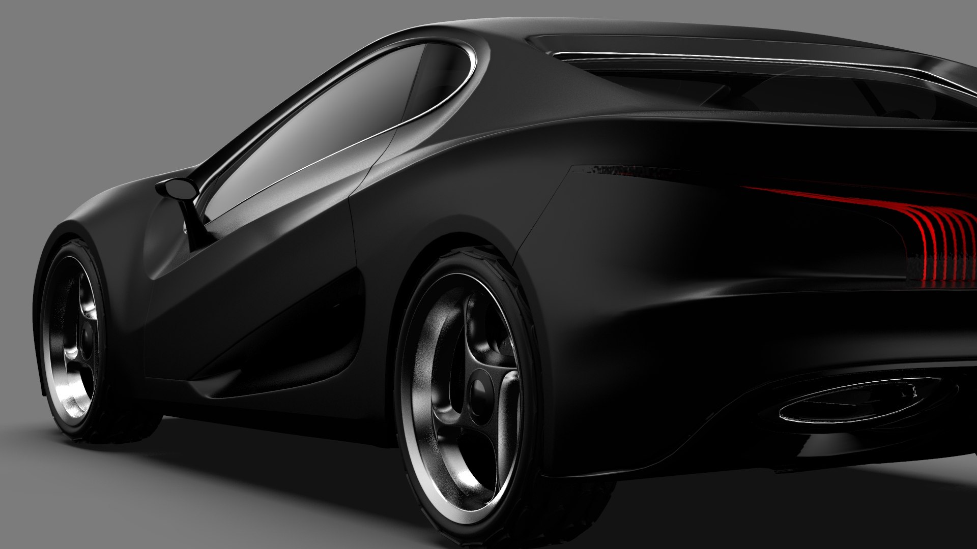 Generic New Sport Compact Concept Car Design 3D Model - TurboSquid 1896757