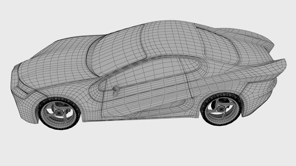 Generic New Sport Compact Concept car design 3D model - TurboSquid 1896757