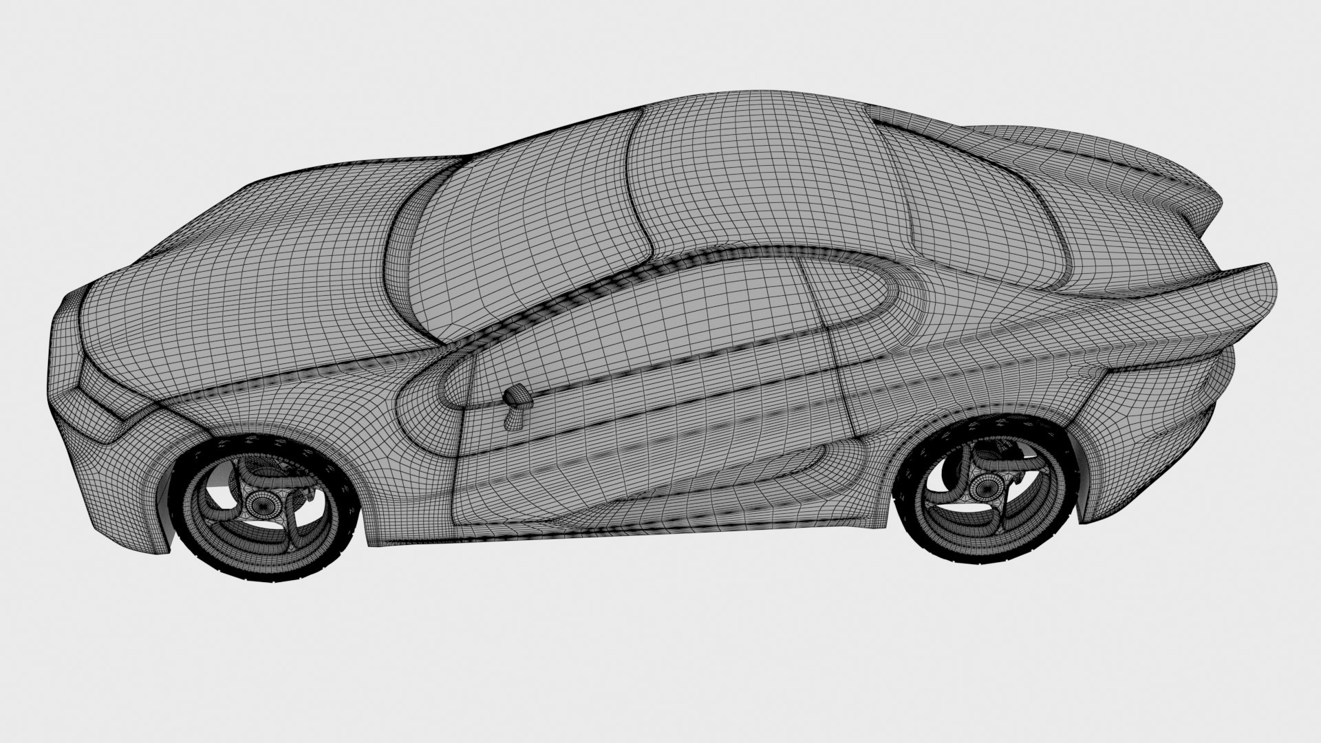 Generic New Sport Compact Concept Car Design 3D Model - TurboSquid 1896757