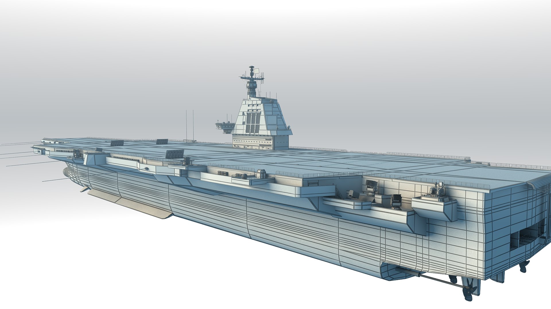 3D Chinese Aircraft Carrier CV-18 Fujian Model - TurboSquid 2038305