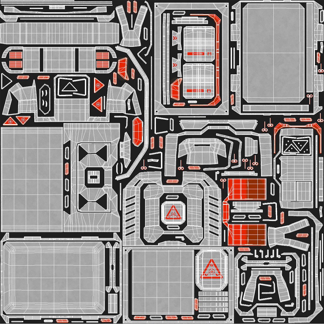 Metal Futuristic Storage Box Locked Model - TurboSquid 2352548