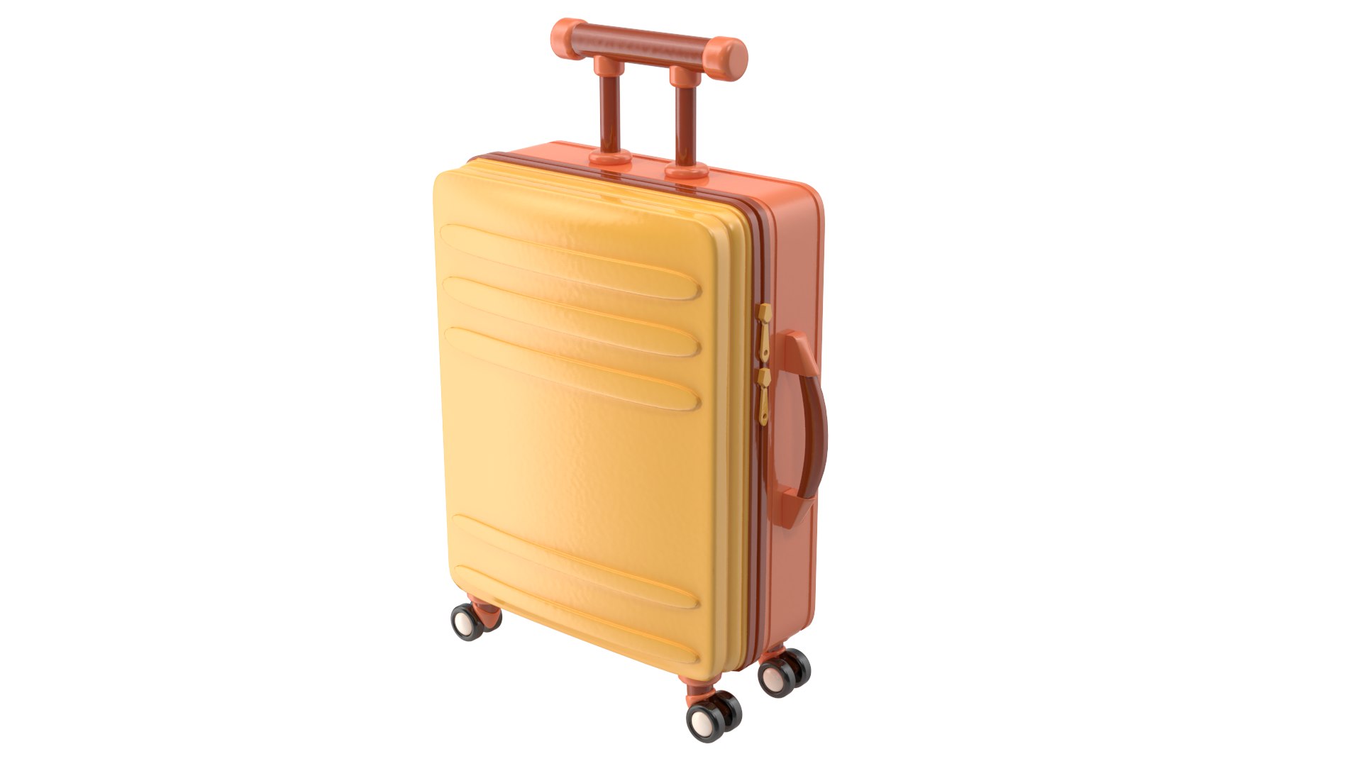 3D Cartoon Bagage - TurboSquid 2417961