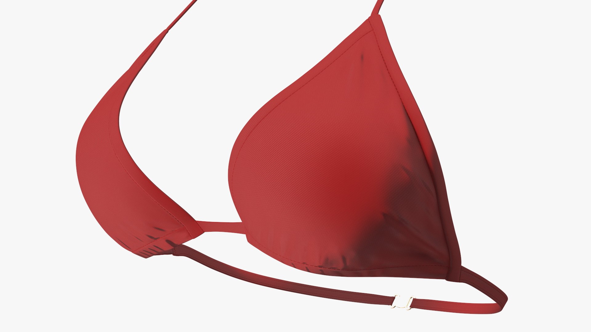Red Triangle Bikini Suit 3D Model - TurboSquid 2386654