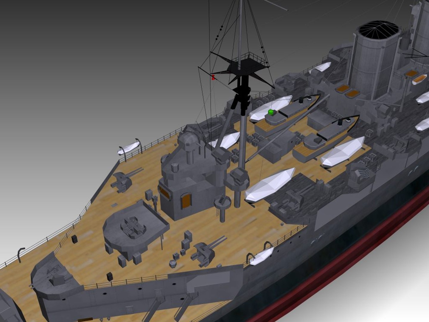 3ds Max Hms Hood Battleship