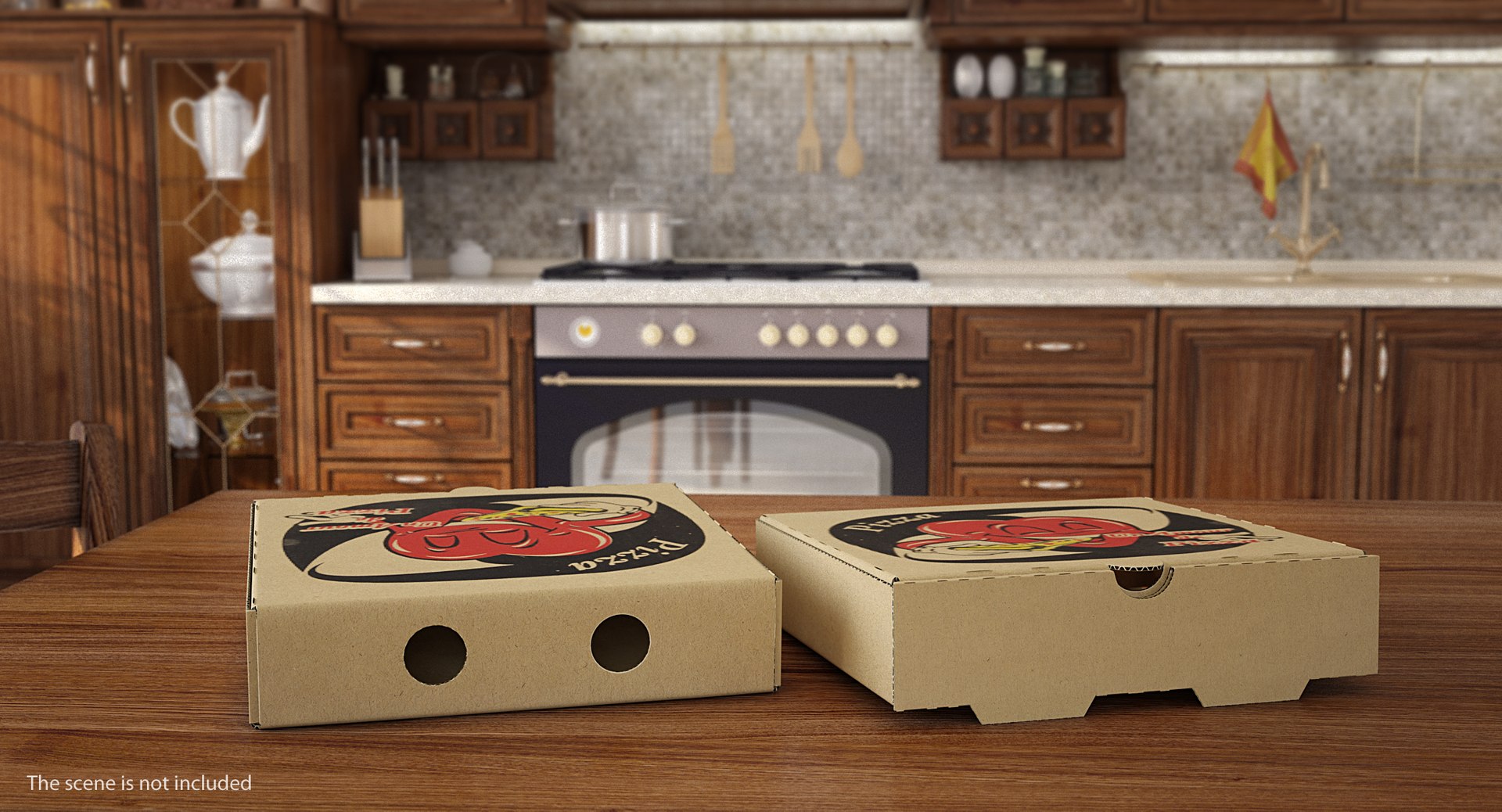3D Small Pizza Box Model - TurboSquid 1398852