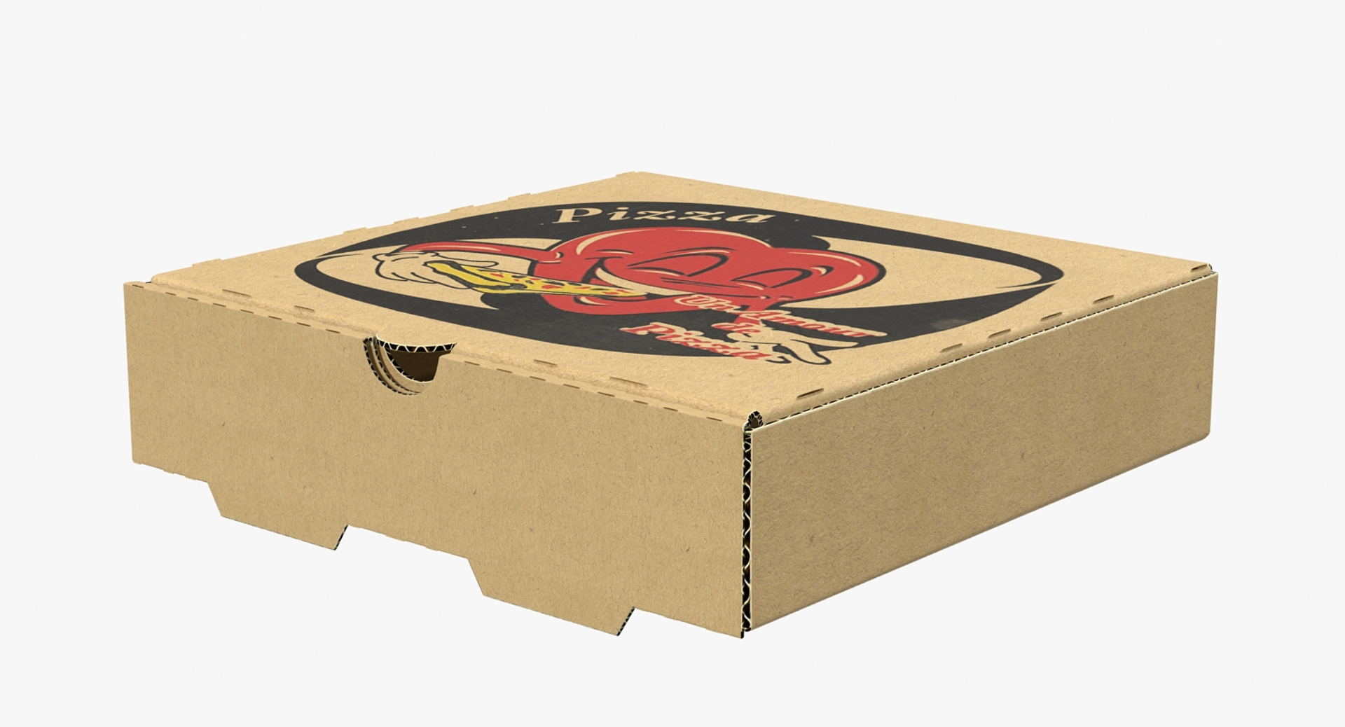 3D Small Pizza Box Model - TurboSquid 1398852