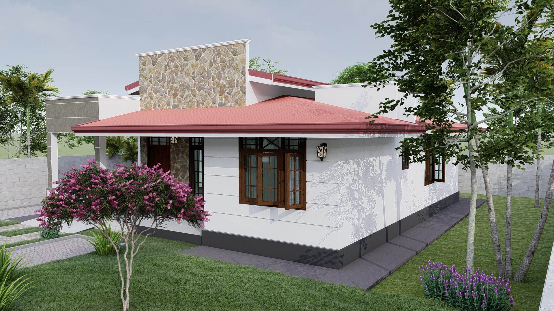 3D Single Story House Plan 01152 - TurboSquid 2113429