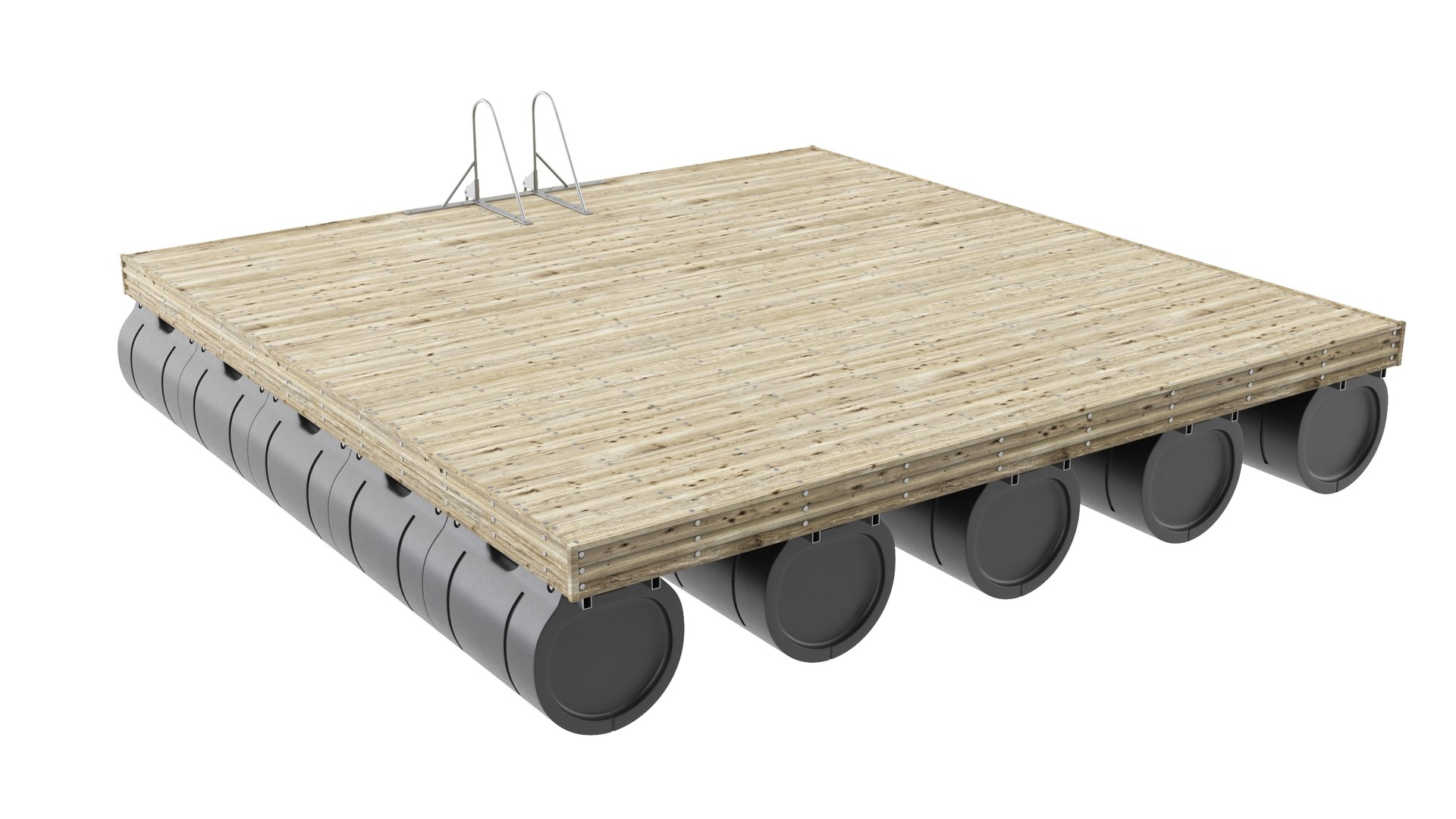 Floating Pantoon 3D - TurboSquid 2349570