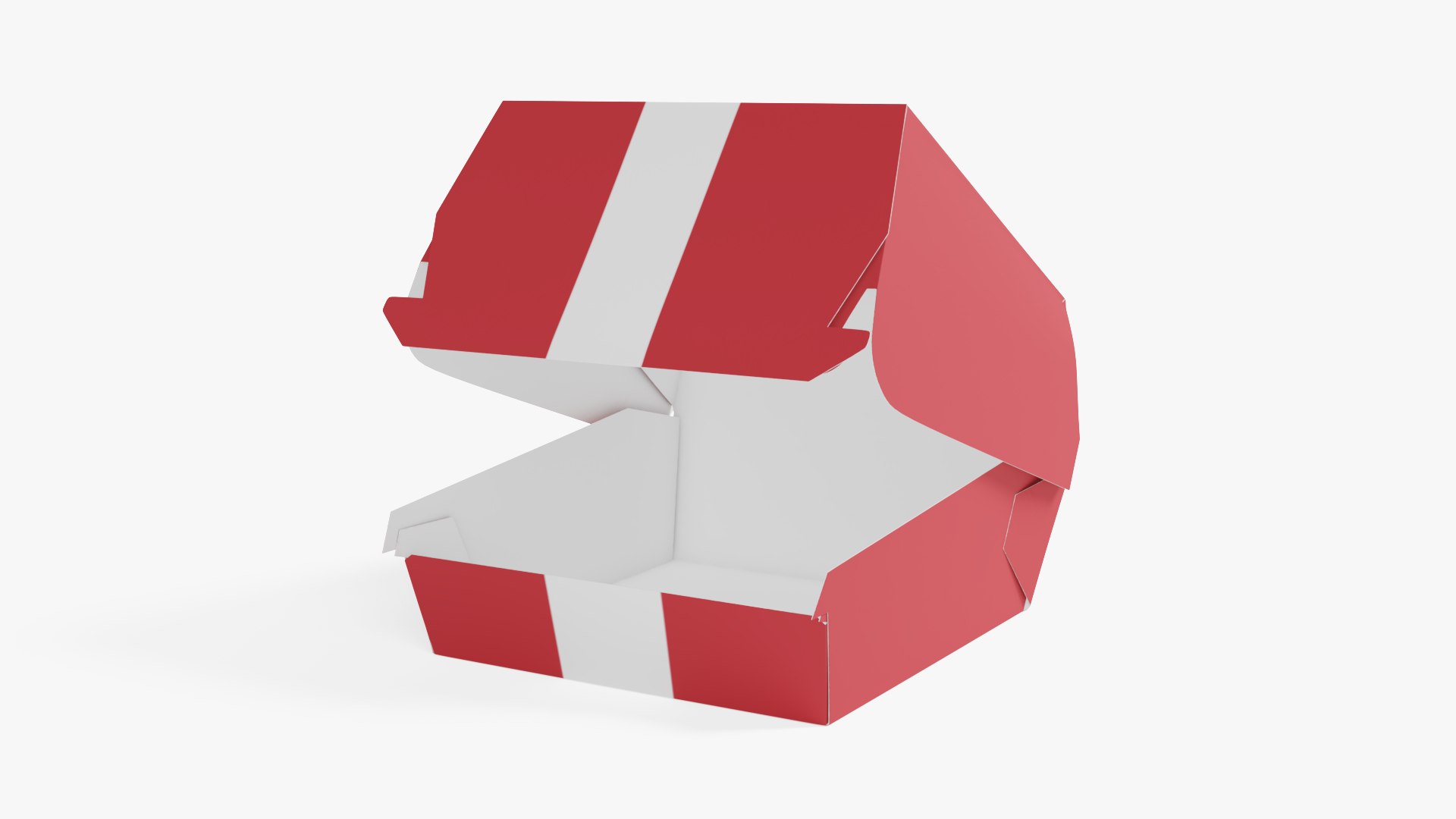3D burger box model - TurboSquid 1452029