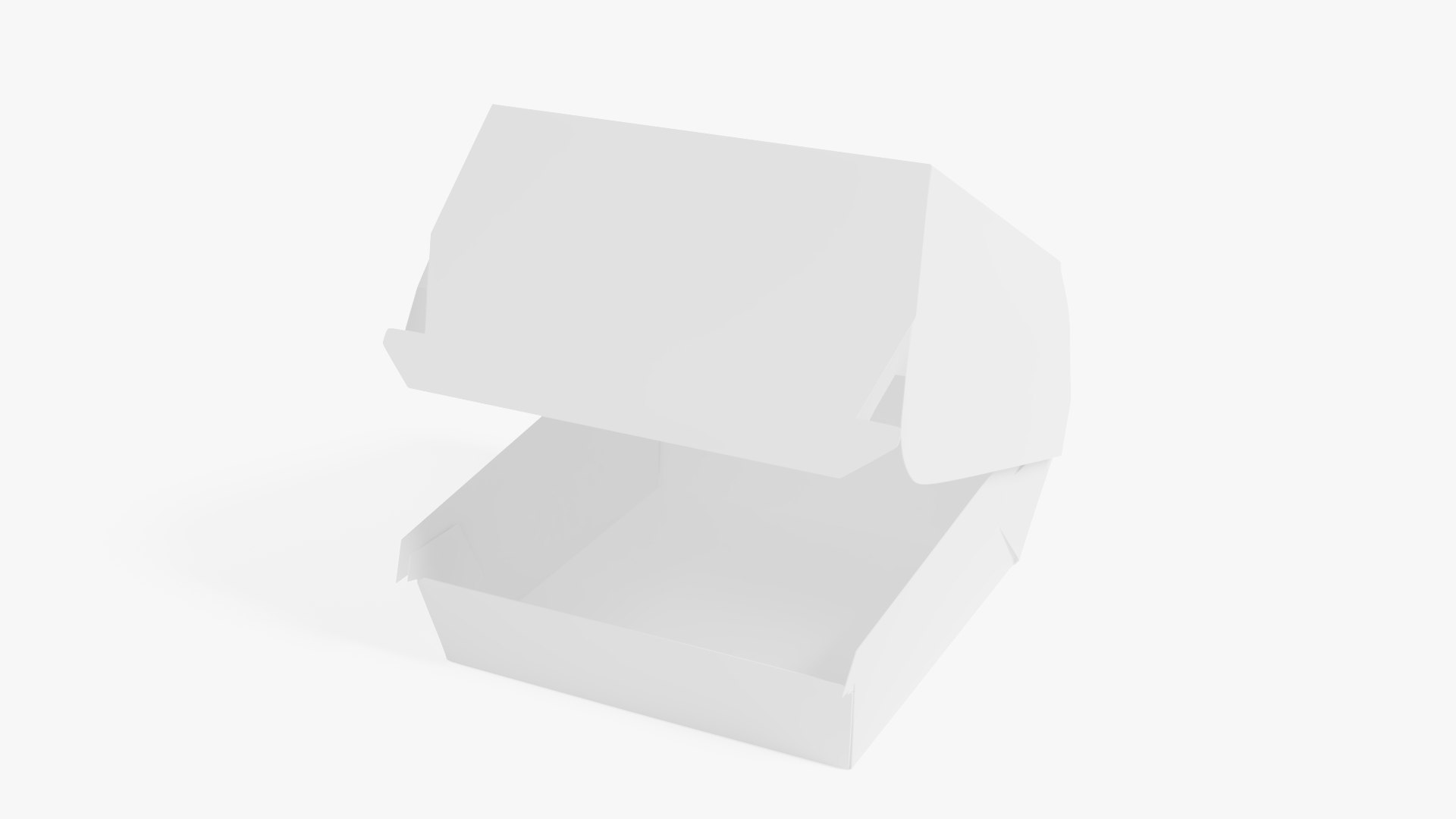 3D Burger Box Model - TurboSquid 1452029
