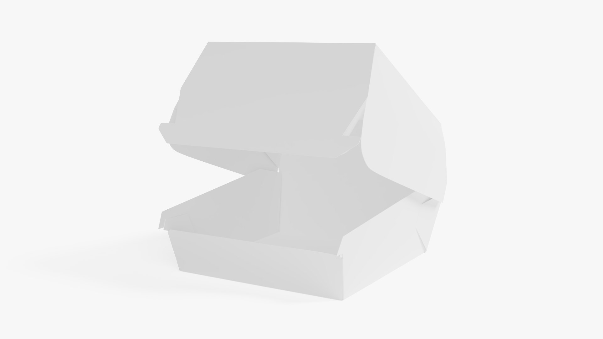 3D Burger Box Model - TurboSquid 1452029
