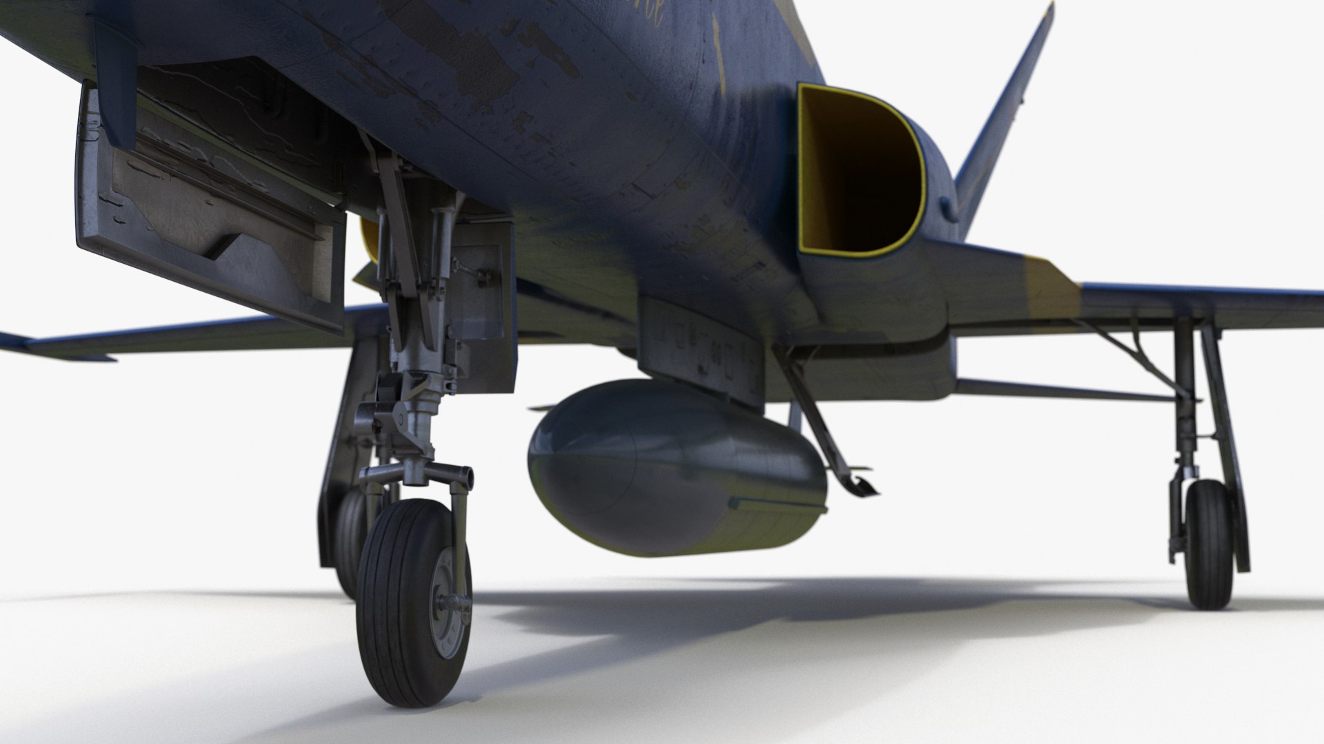 HESA Saeqeh Iranian Combat Aircraft Blue Rigged Model - TurboSquid 2314260