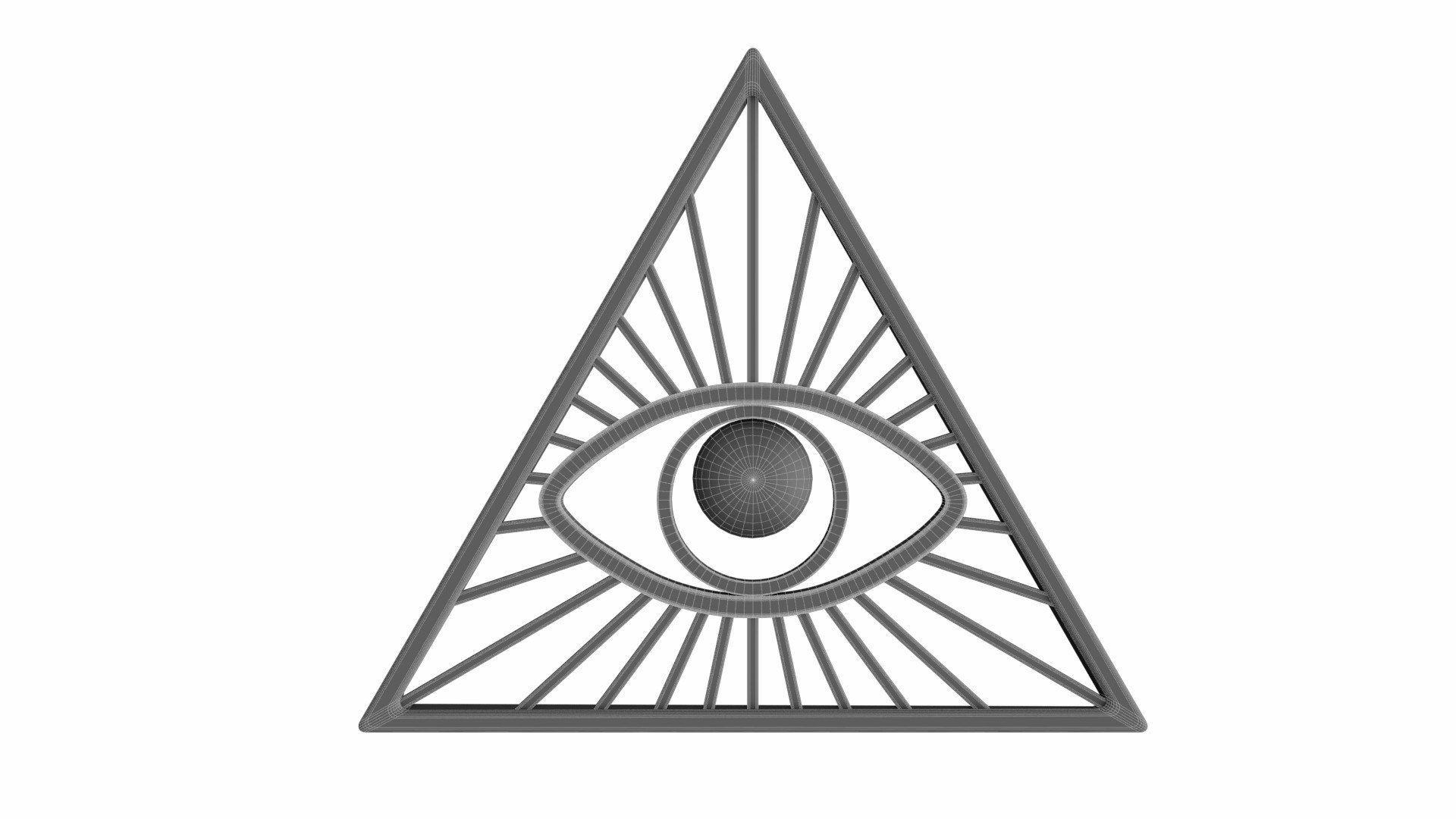 3D Masonic Eye - TurboSquid 1875911